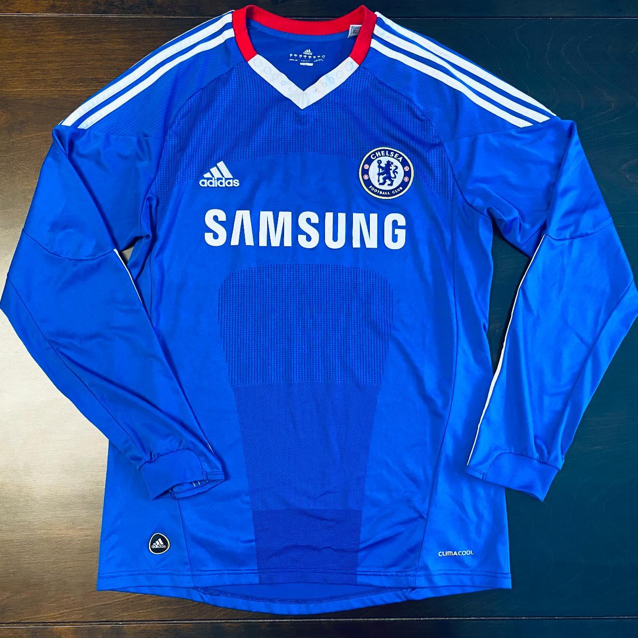 2010-2011 - Chelsea Home Jersey - Longsleeves -... - Depop