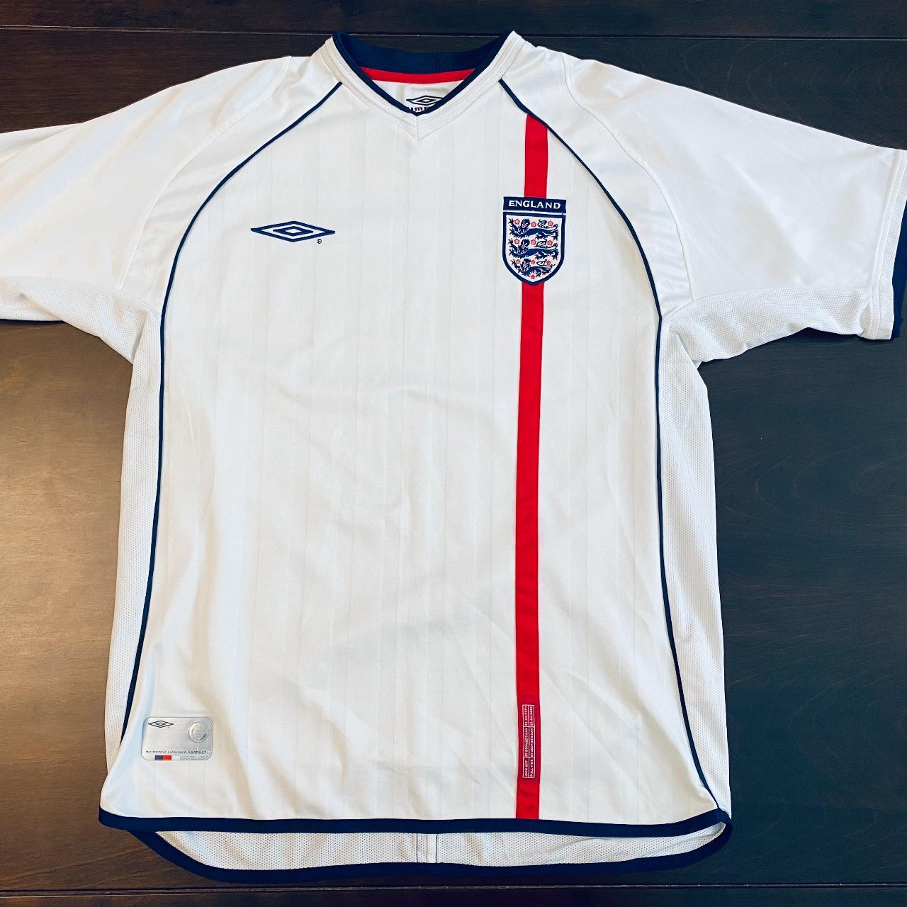 2001-2003 – Rare and Vintage England Home Jersey -... | Depop