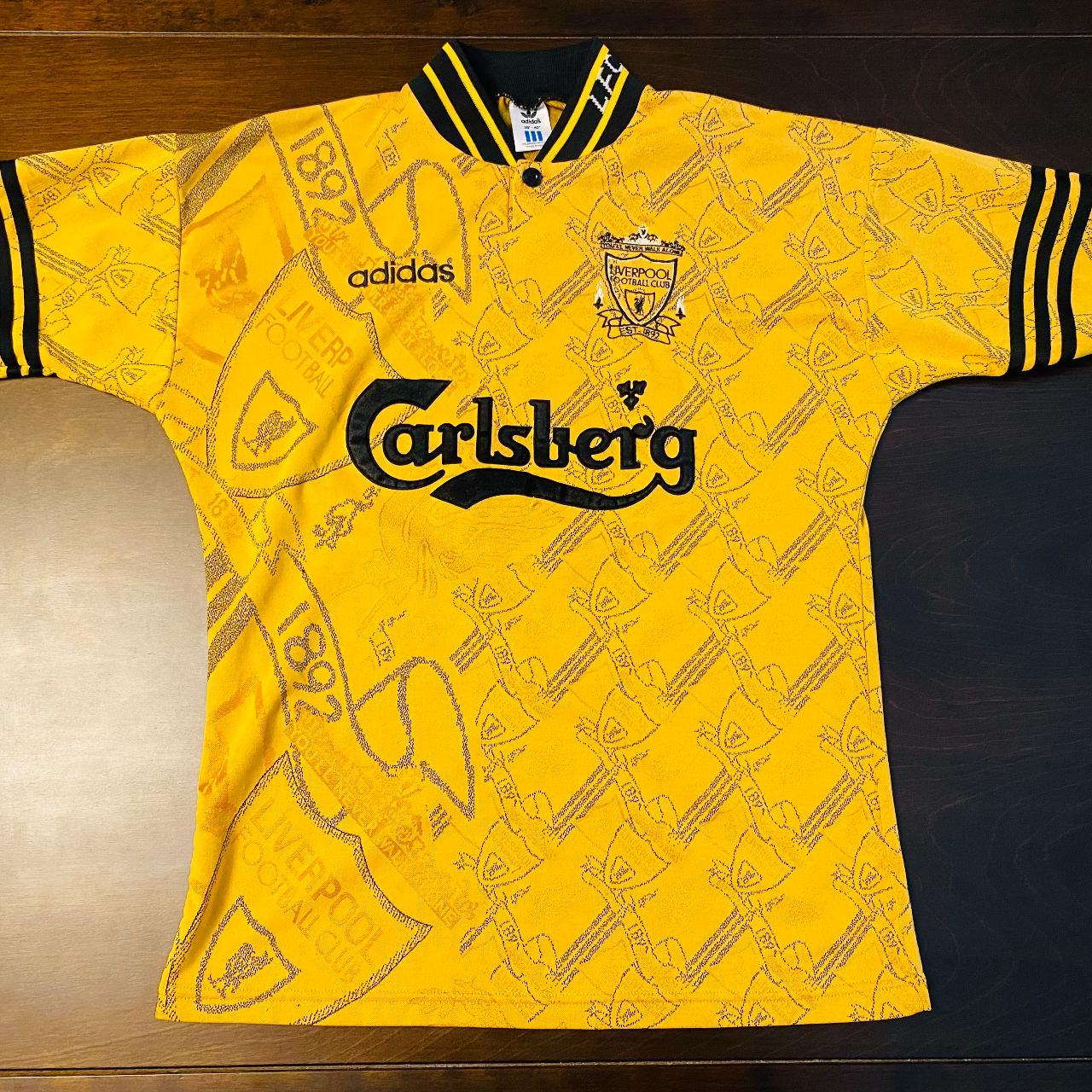 1994-1996 – Super Rare Liverpool Third Jersey -... - Depop