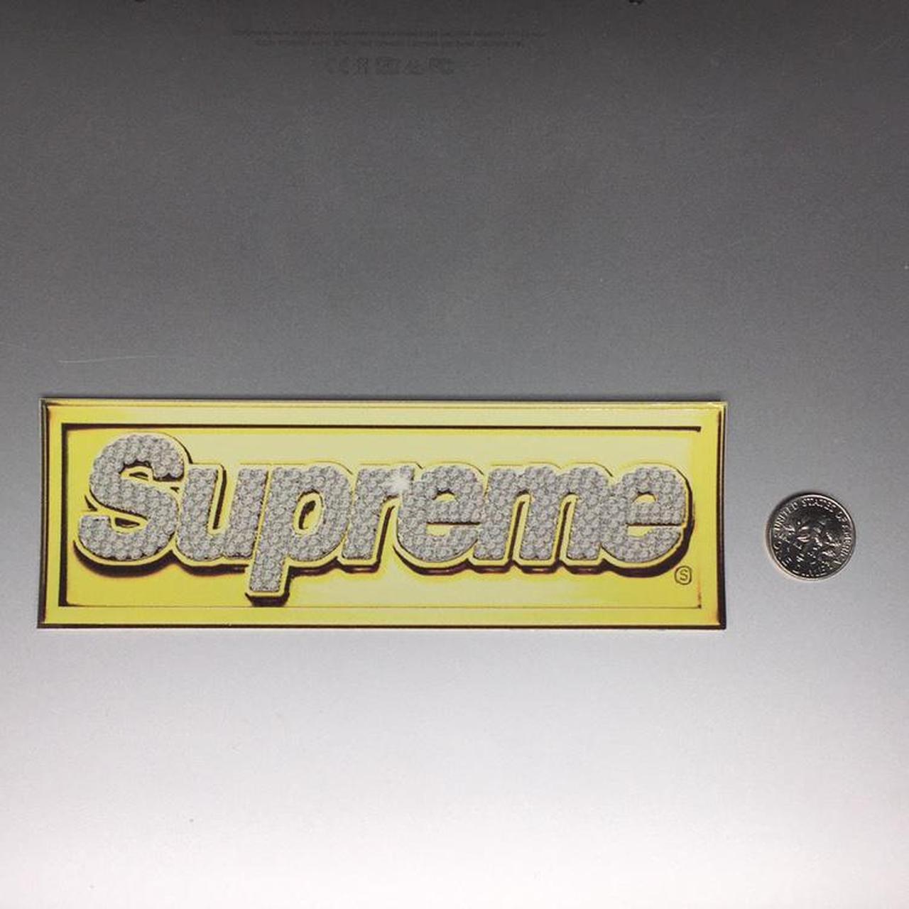 Supreme Bling Box Logo Sticker In the Spring Summer... - Depop