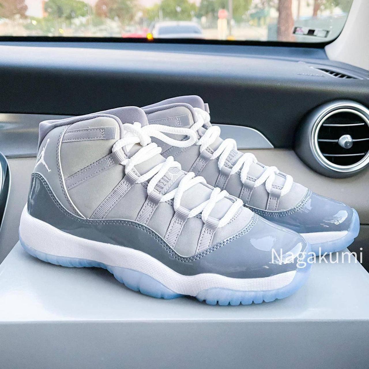 🧊 nike air Jordan 11 retro high cool grey shoes... - Depop