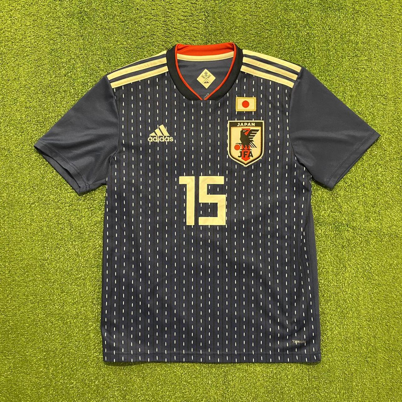 2018-2019 Japan National Team JFA Jersey Shirt Home... - Depop