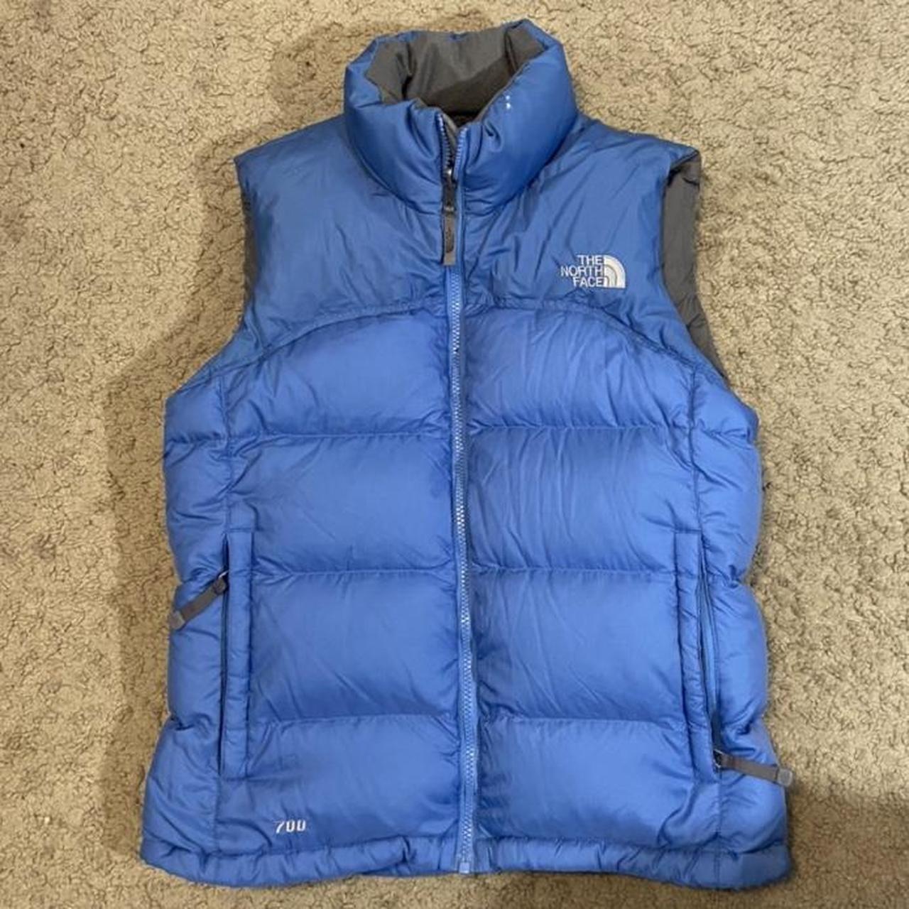 The North Face Women's Blue Gilet | Depop