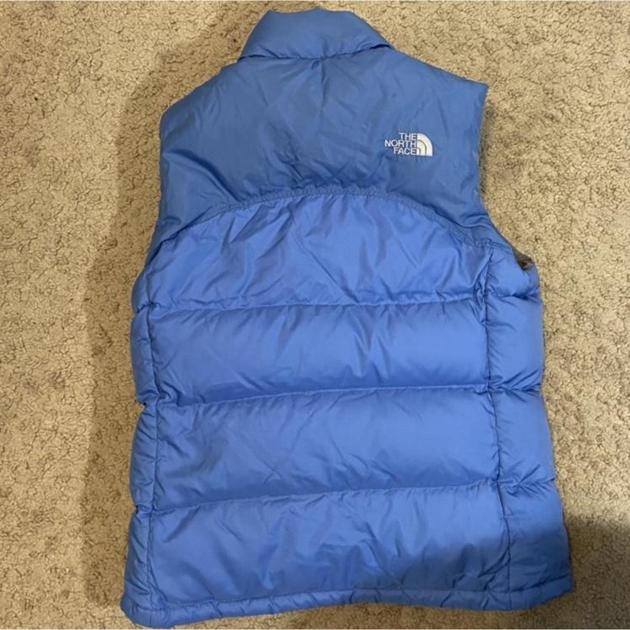 The North Face Women's Blue Gilet | Depop