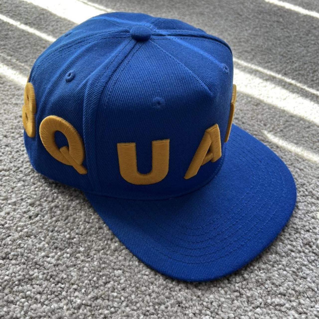 Dsquared2 cap Blue and yellow Great condition... - Depop