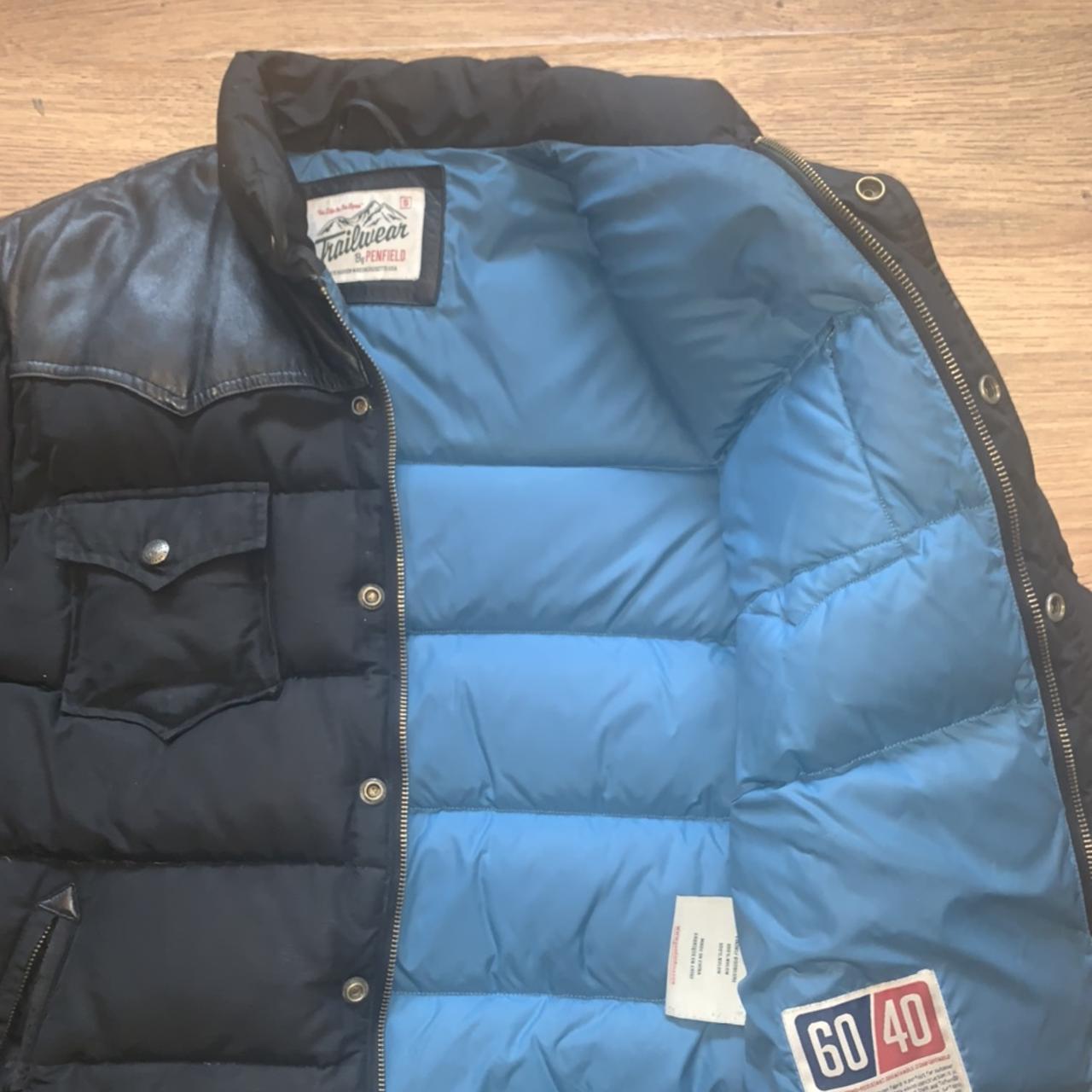 Black/Leather Penfield Puffer jacket. Perfect for... - Depop