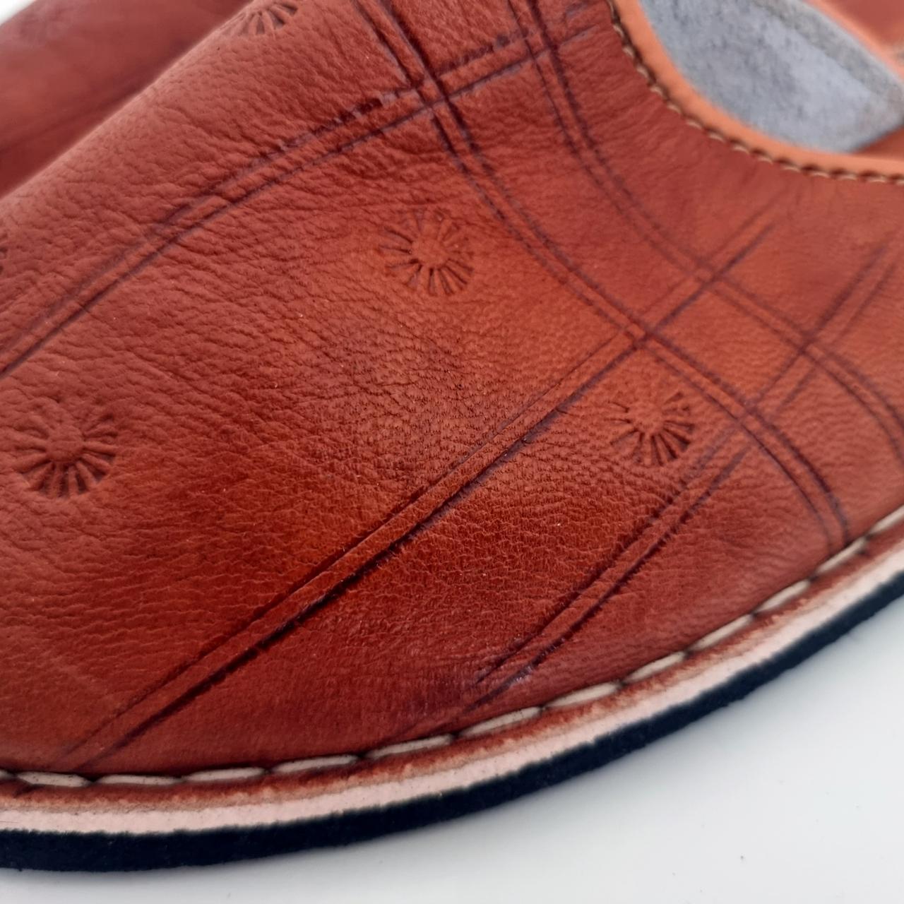 BOHO LEATHER SLIPPERS 5, Men's Leather Slides 38,... - Depop