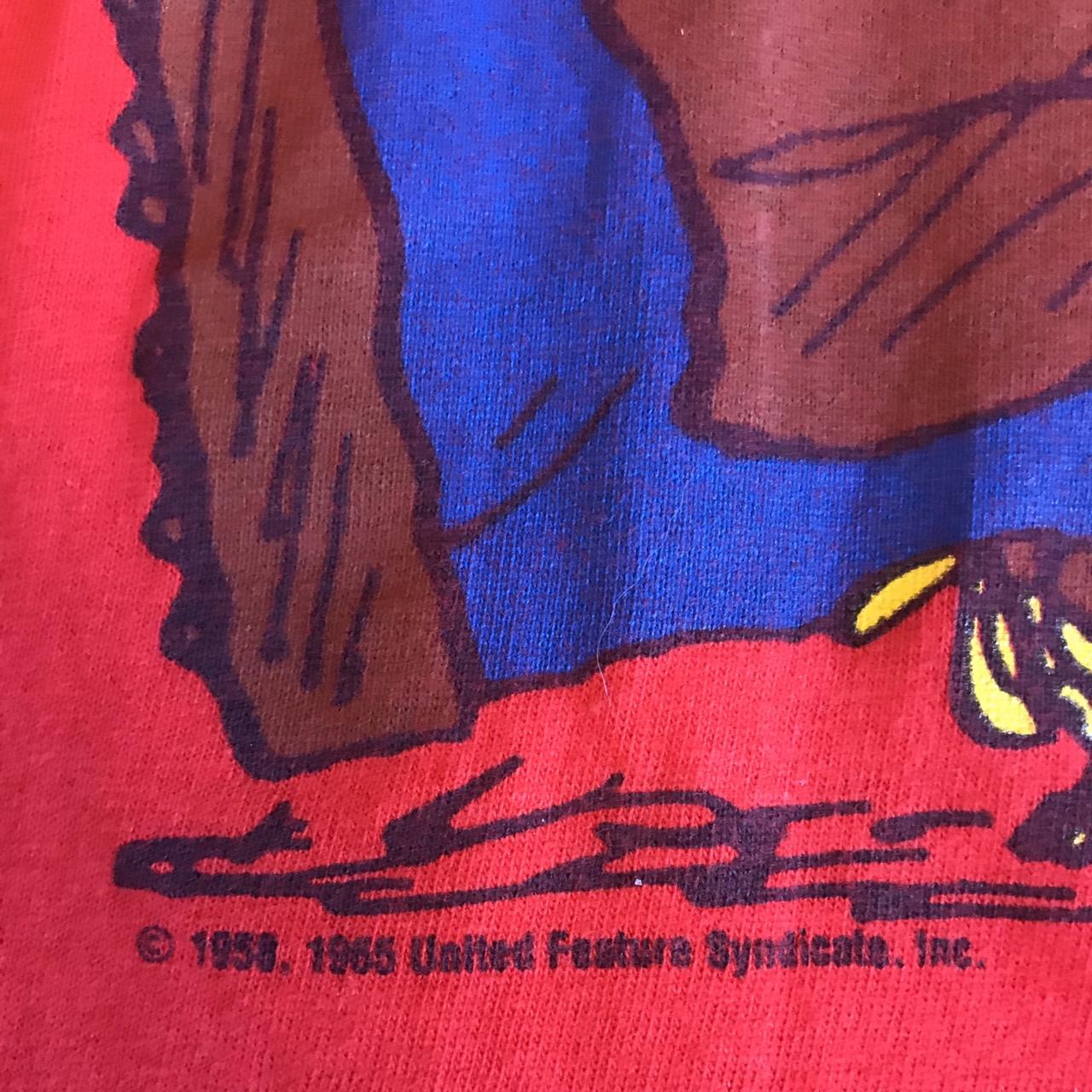 Vintage single stitched joe pro snoopy peanuts... - Depop