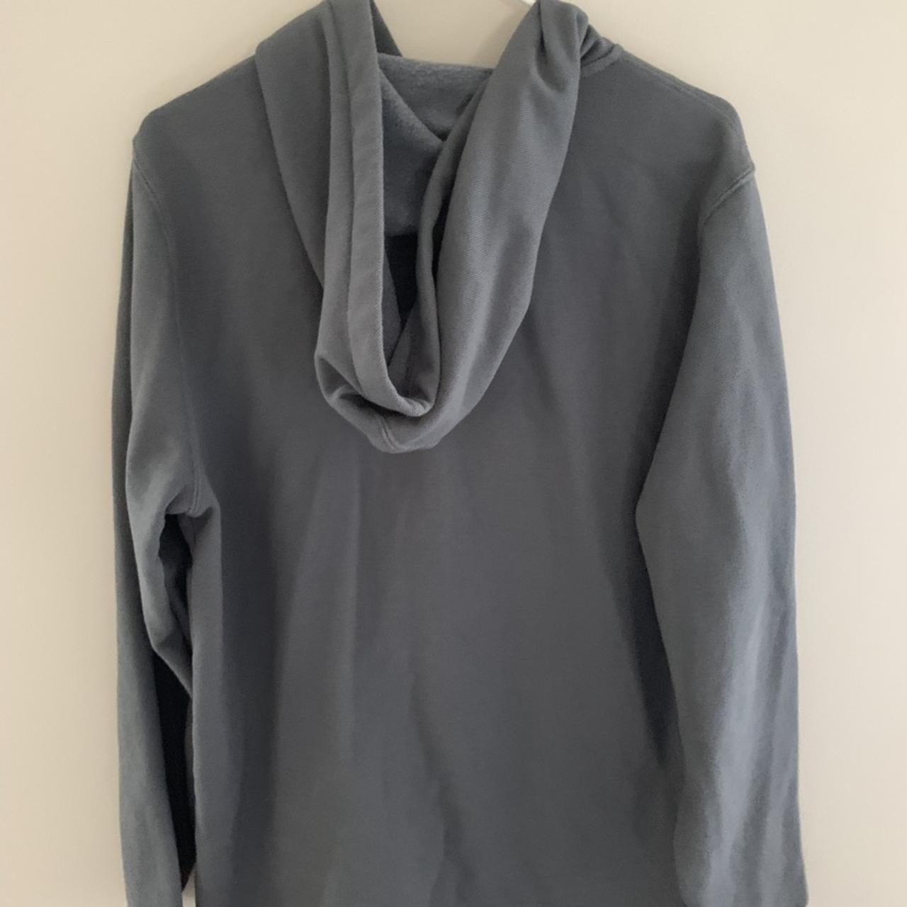 Vans dark grey zip up hoodie with buttons only worn... - Depop