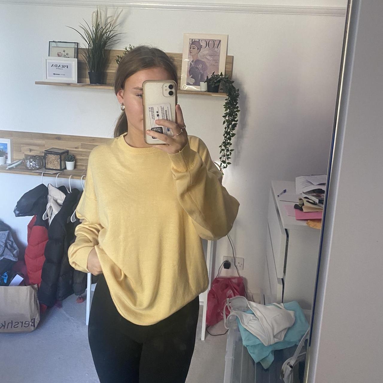 yellow vintage G.Pisano sweater, so gorgeous and in... - Depop