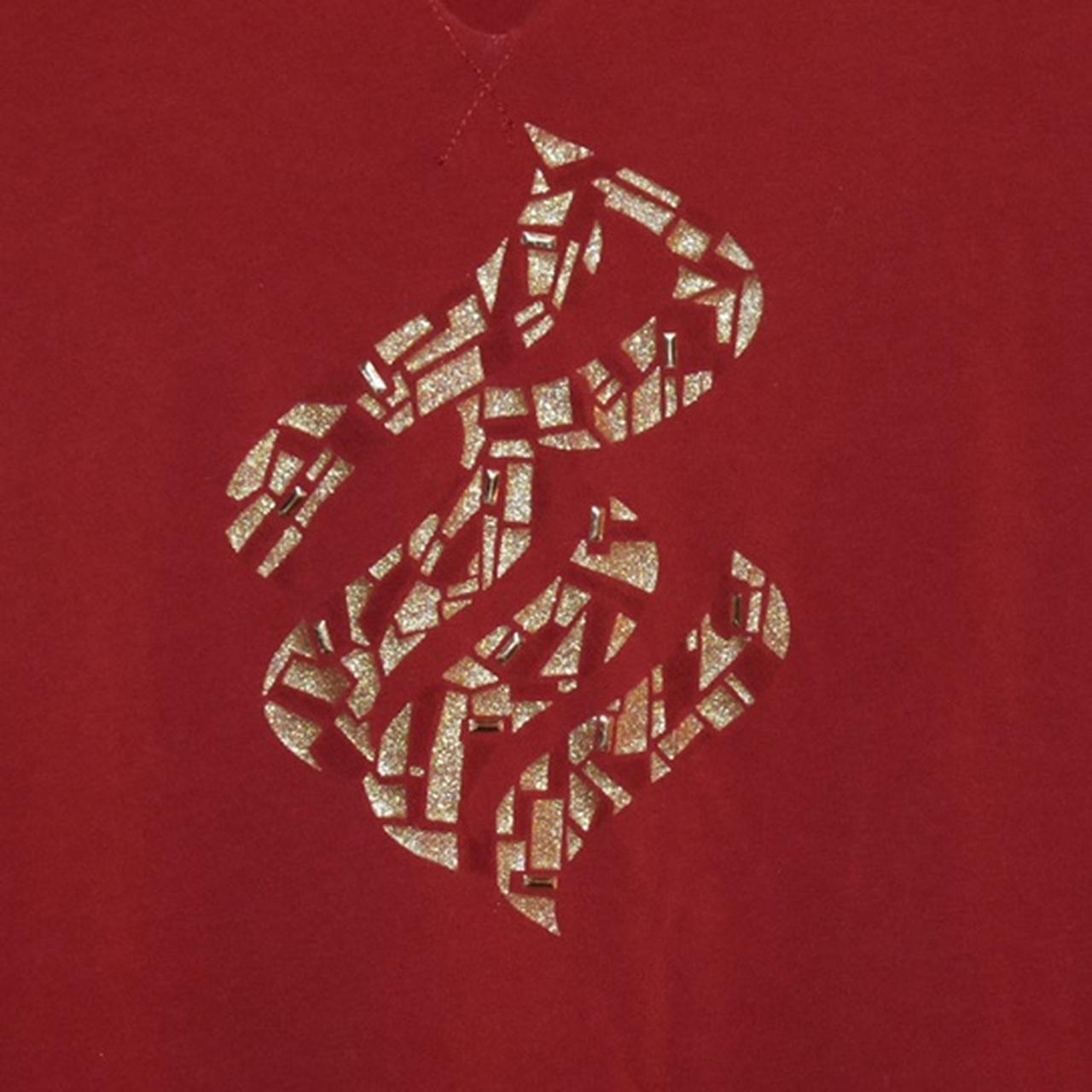 red and gold y2k rocawear t shirt - Depop