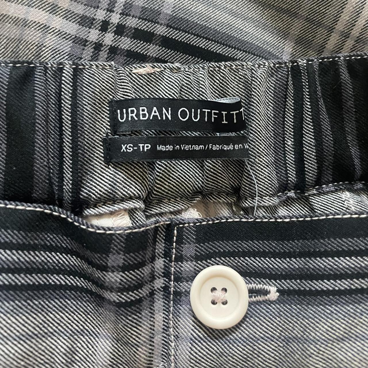 Black and light pink plaid Urban Outfitters... - Depop