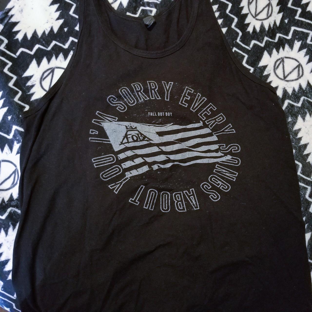 Fall Out Boy Tank top from their website and no... - Depop