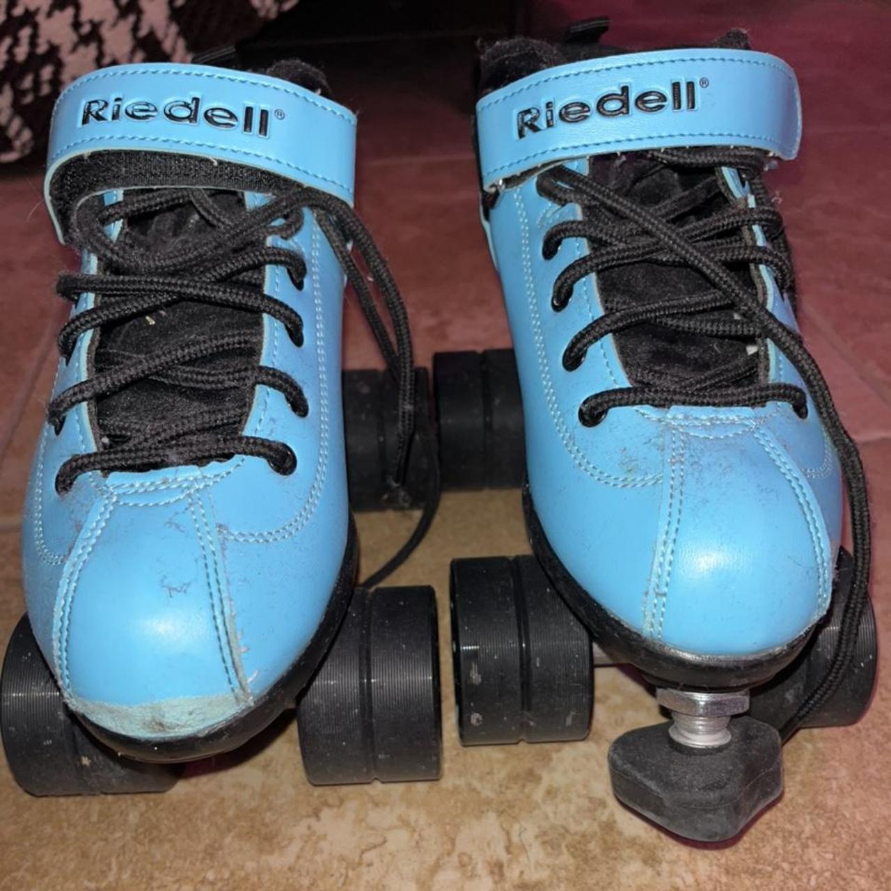Riedell Blue Dart Roller Skates (originally... - Depop