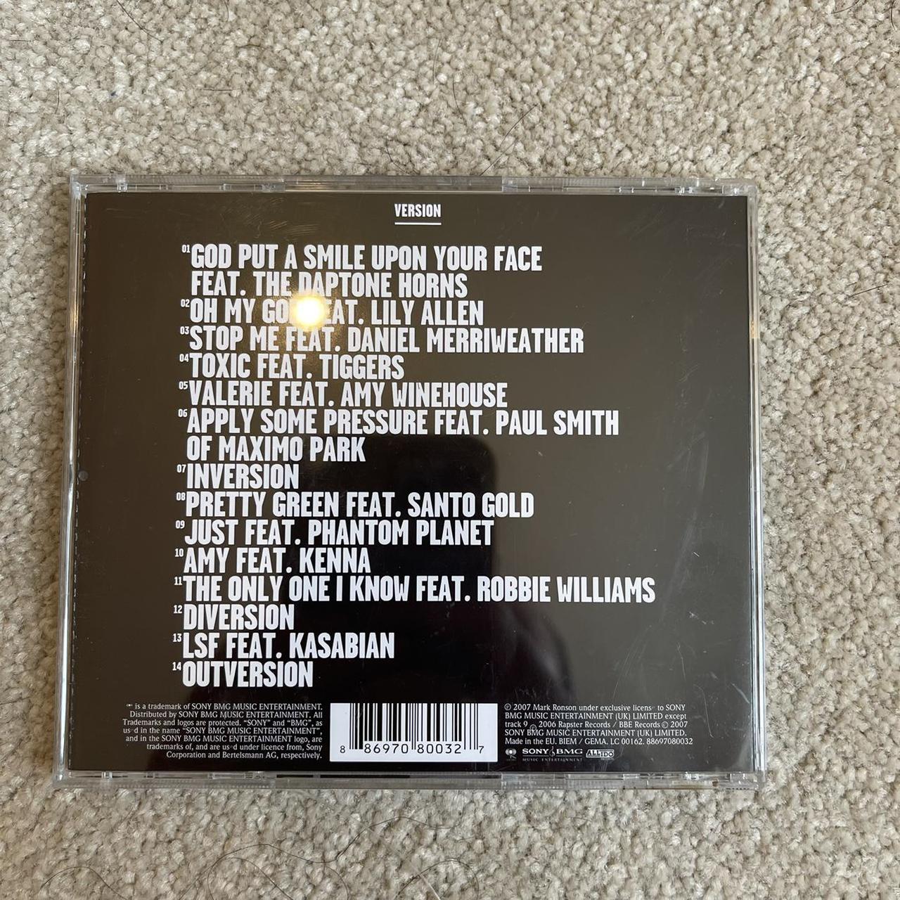 Mark Ronson Version CD Album - in great condition,... - Depop