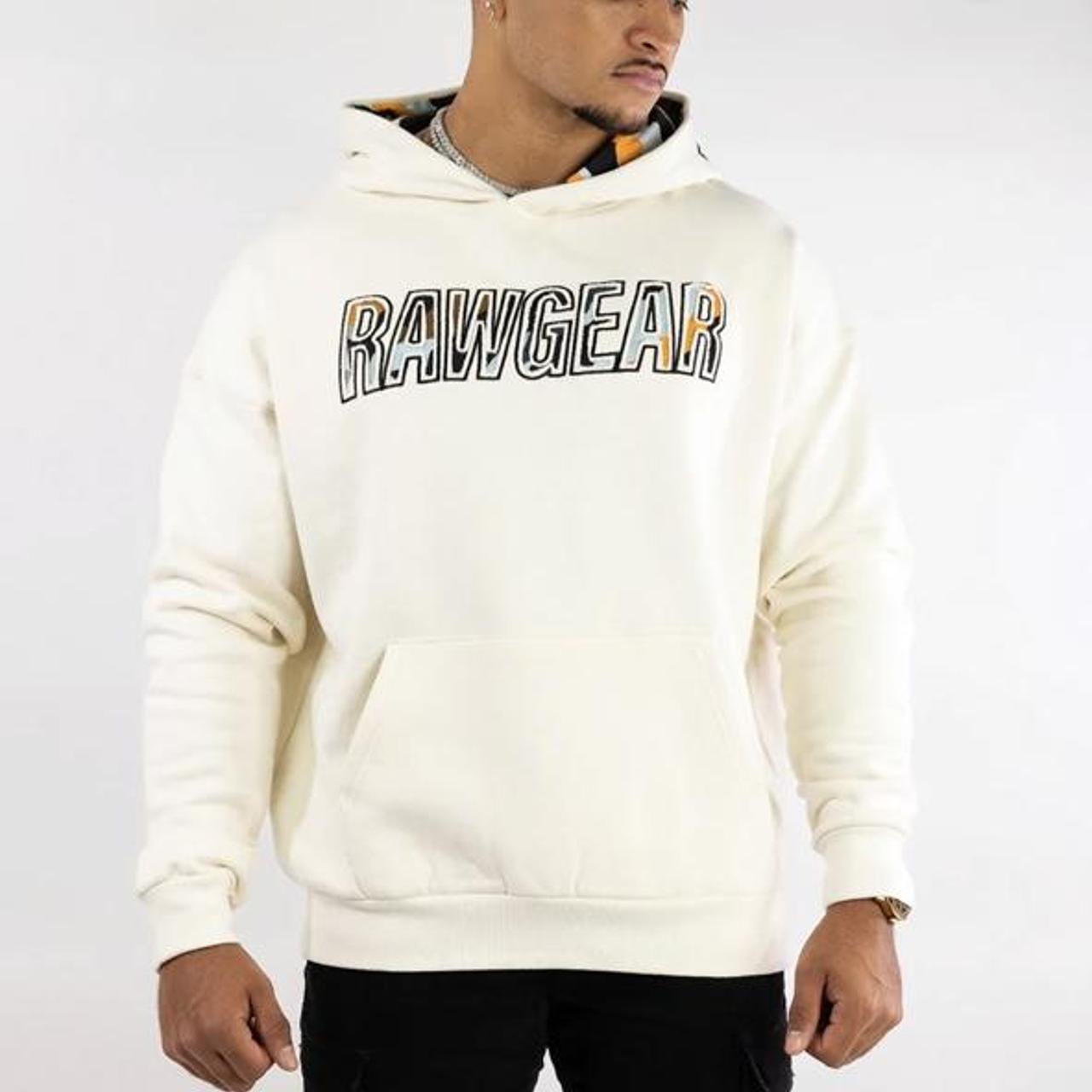 RAWGEAR Camo chest logo hoodie Could be unisex - Depop