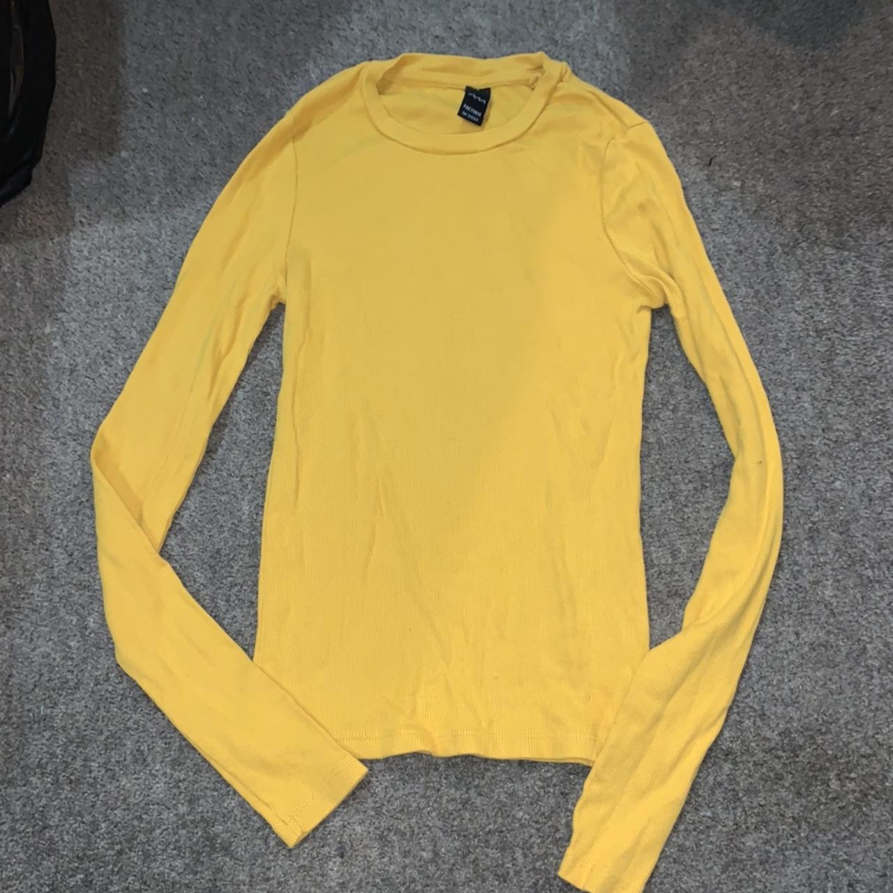 Factorie mustard yellow long sleeve Never worn XS - Depop