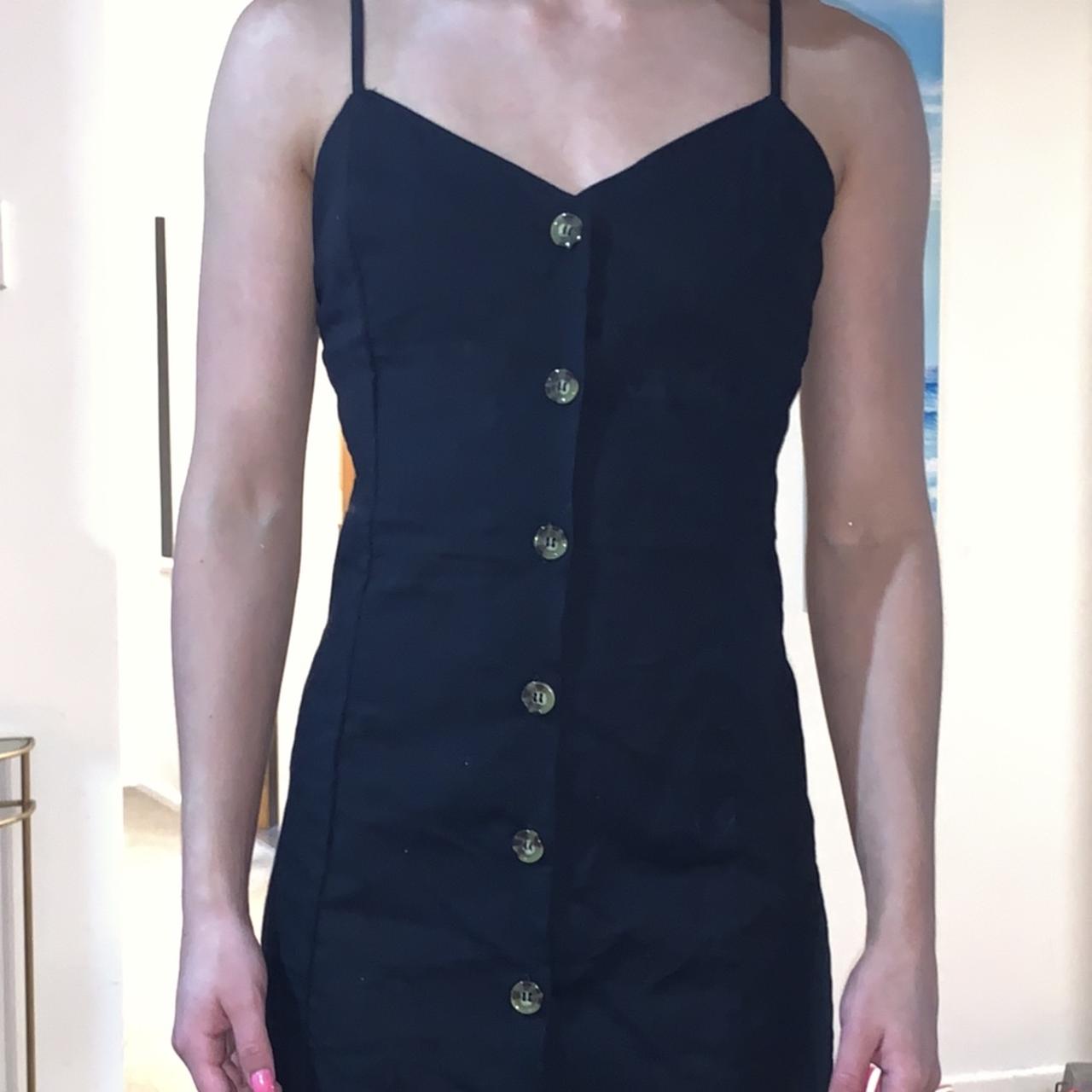 Factorie black dress Button front Never worn XS - Depop