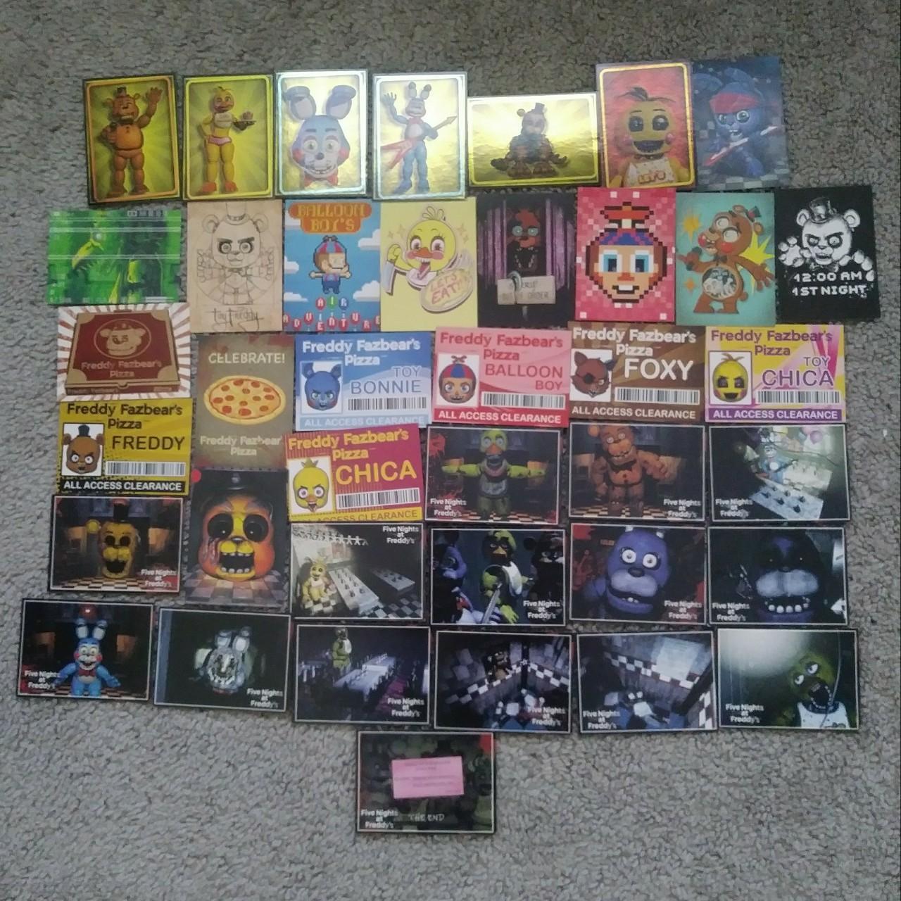 39 Five Nights At Freddy's Collectible Cards. 6 of... - Depop