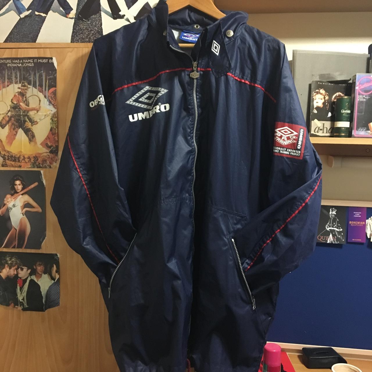 Umbro rain / football jacket umbro pro training an... - Depop