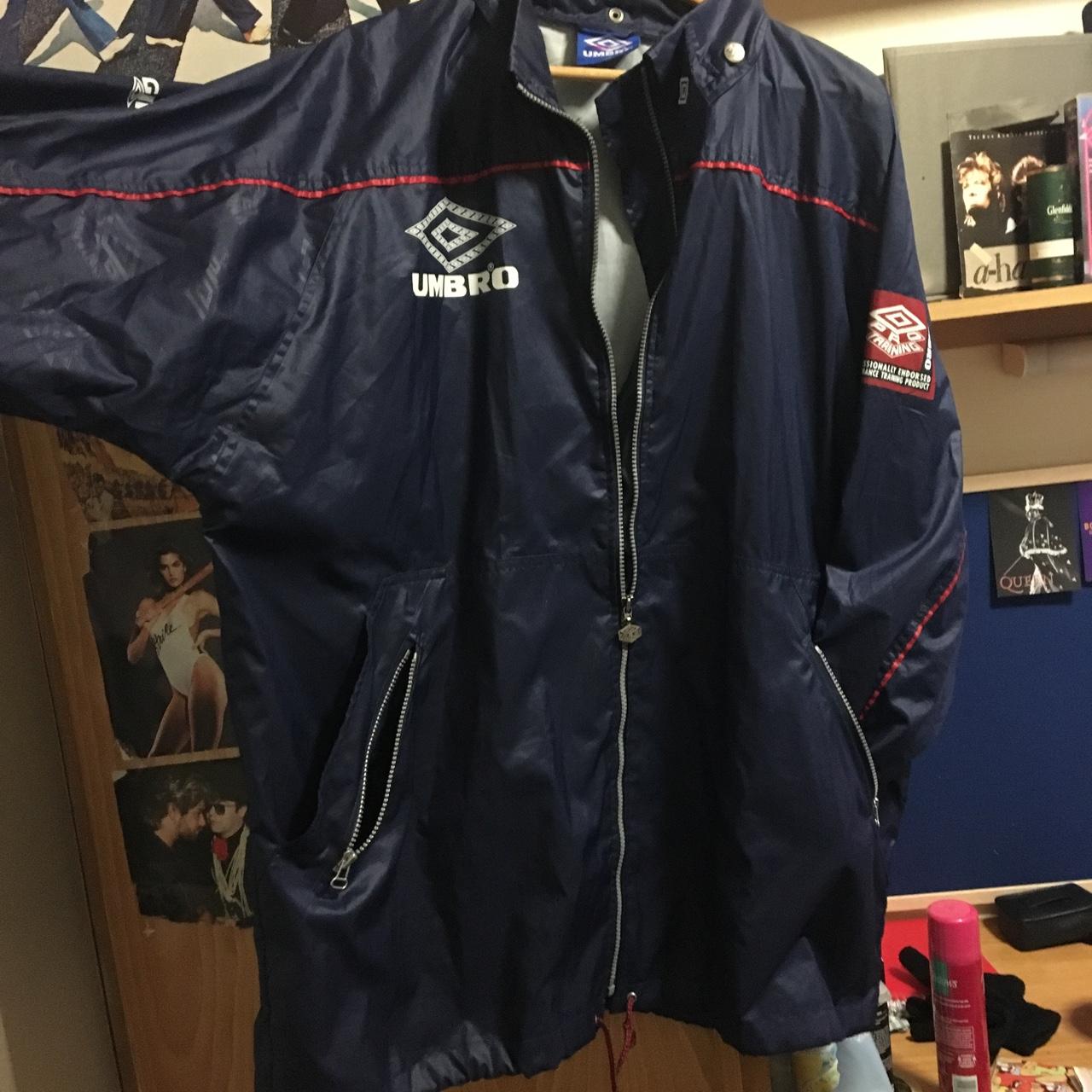 Umbro rain / football jacket umbro pro training an... - Depop