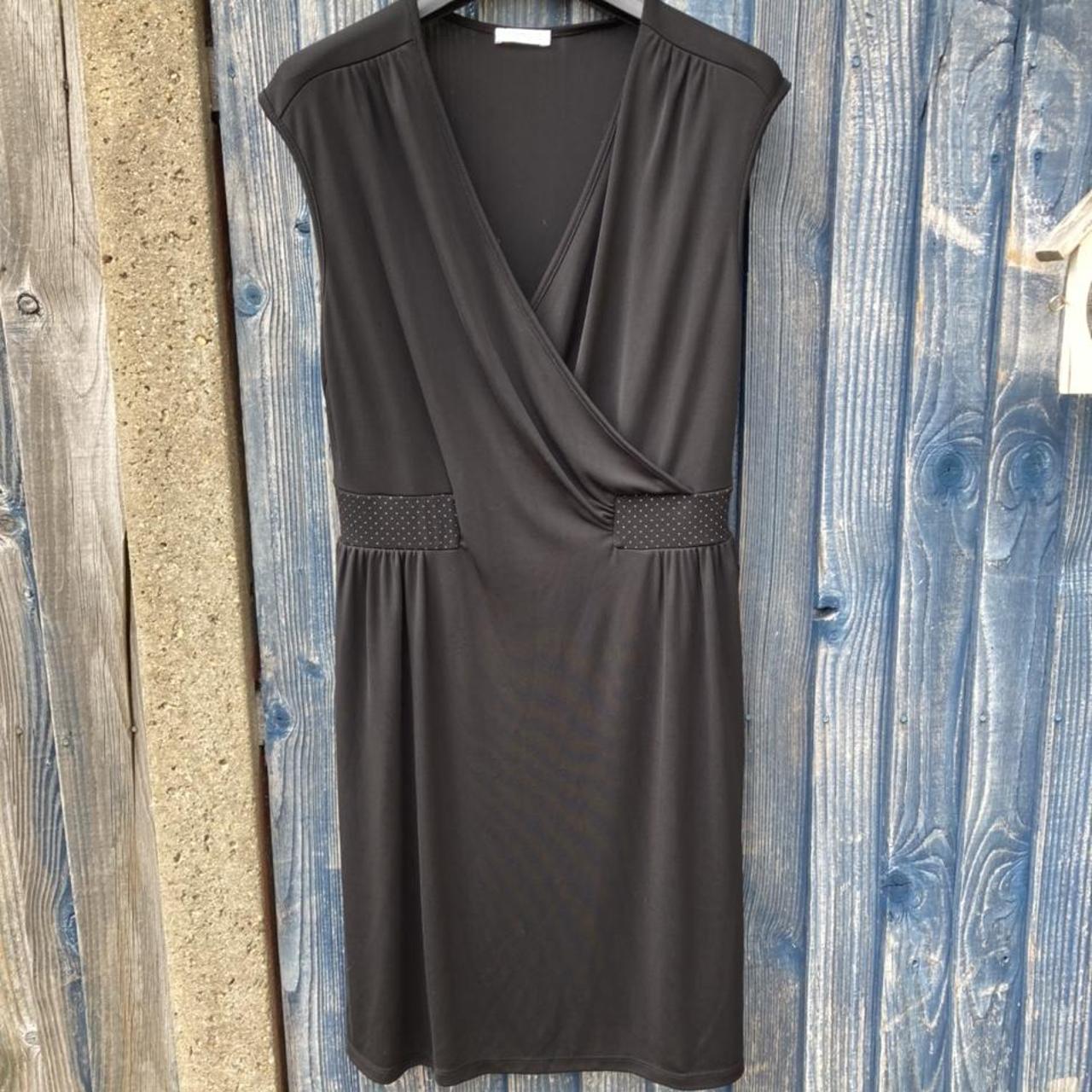 S14 Promod Dress - Gorgeous Knee Length Black Wrap... - Depop