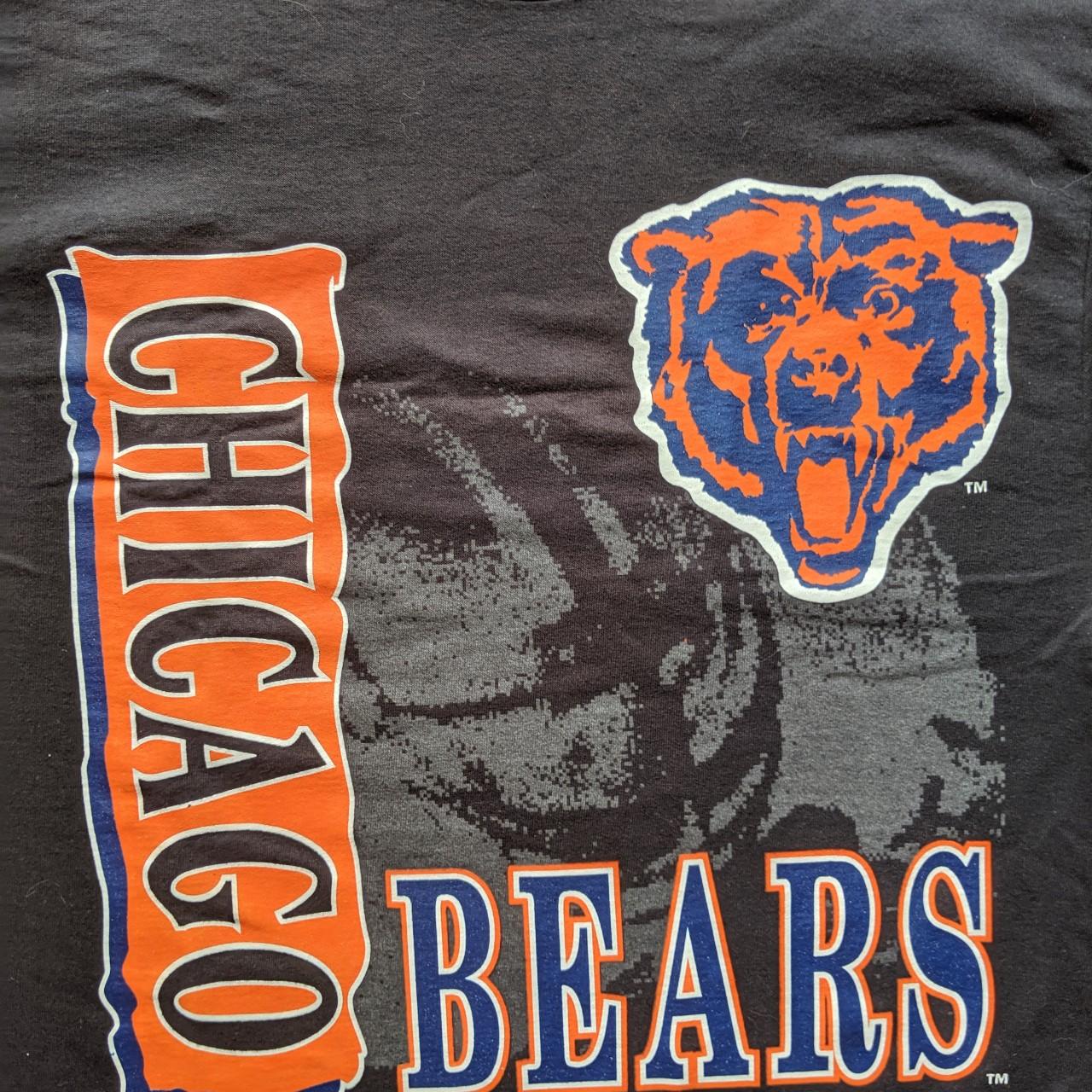 Vintage Chicago Bears T Shirt Single Stitched Size... - Depop
