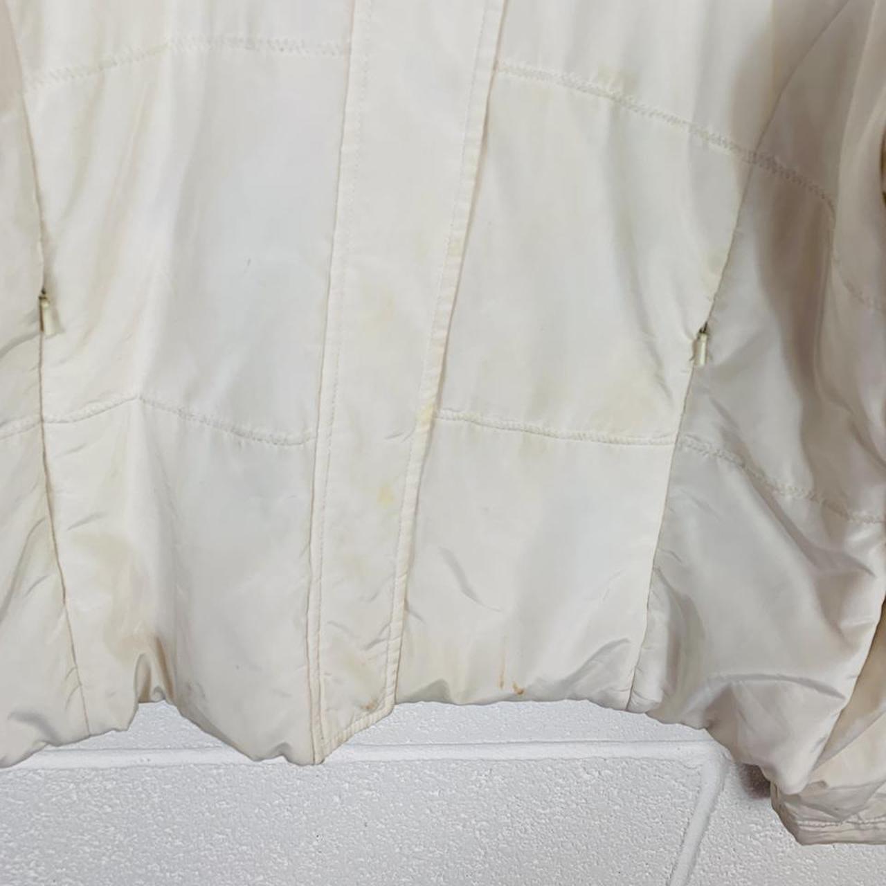 Vintage Kickers Coat in White. Fleece lined with... - Depop