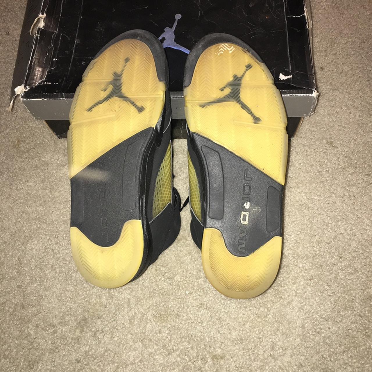 Jordan Retro 5 Metallic In A Size 13 Shoe Depop