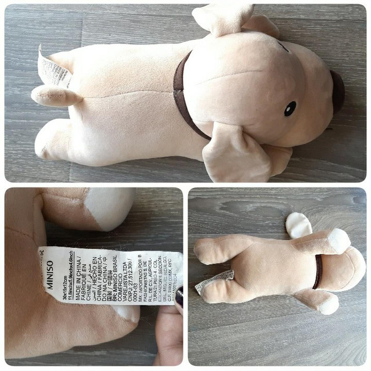 Miniso life dog plush Size: 13" #miniso plush dog... - Depop
