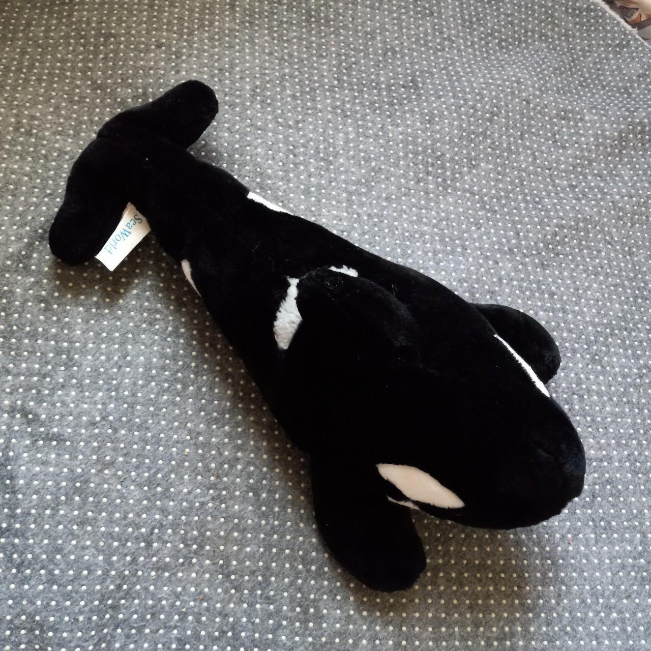 Orca whale plush Size: 14" #orca #plush #whale #toy - Depop
