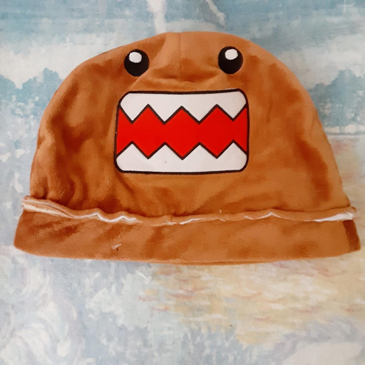 Domo plush hat #domo plush hat beanie womenswear... - Depop