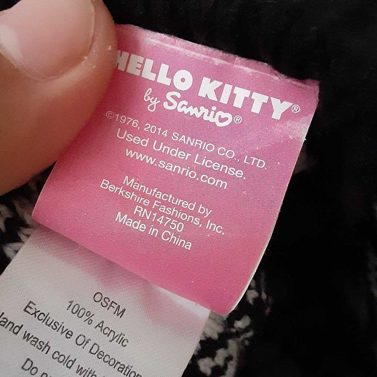 Hello kitty sanrio adult plush hat #hello kitty... - Depop