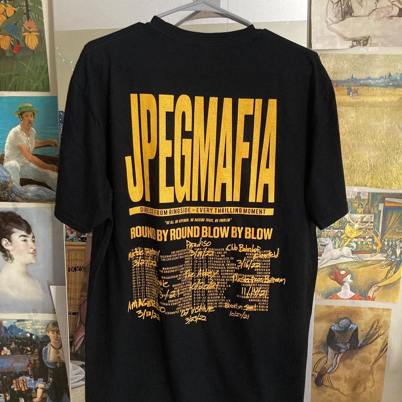 SIGNED JPEGMAFIA TOUR SHIRT SIZE XL NEVER WORN --... | Depop