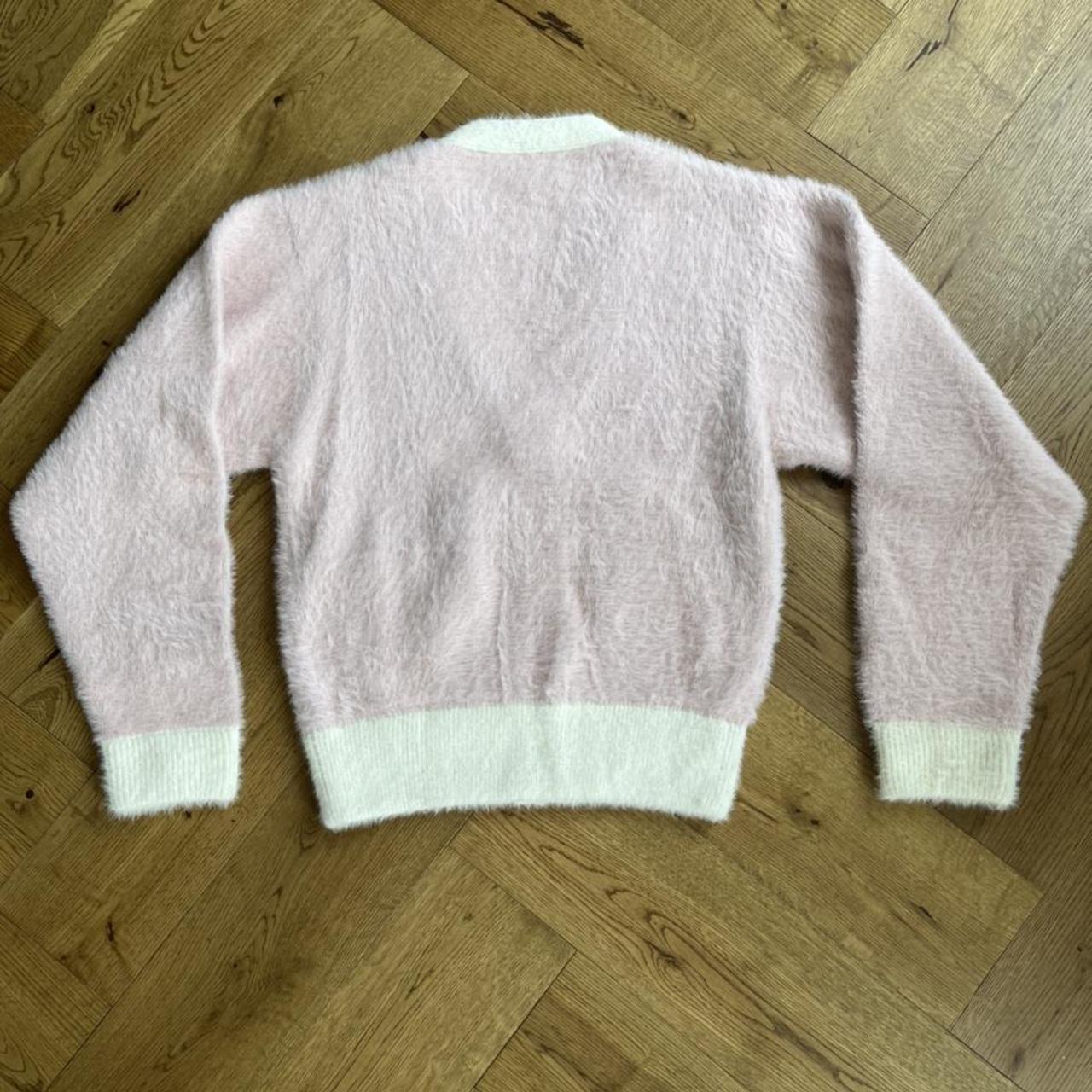 Golf Wang Men's Pink and White Cardigan | Depop