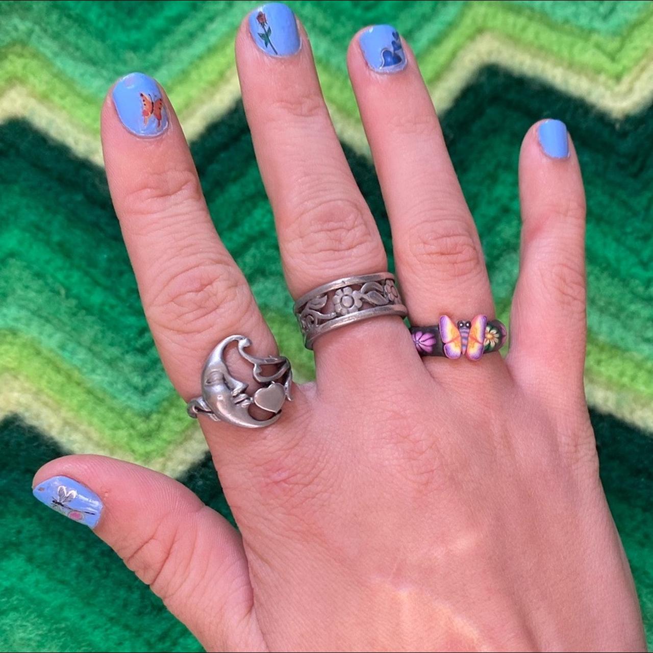 90s Vintage Rings INSTANT BUY IS ON! 🌈READ... - Depop