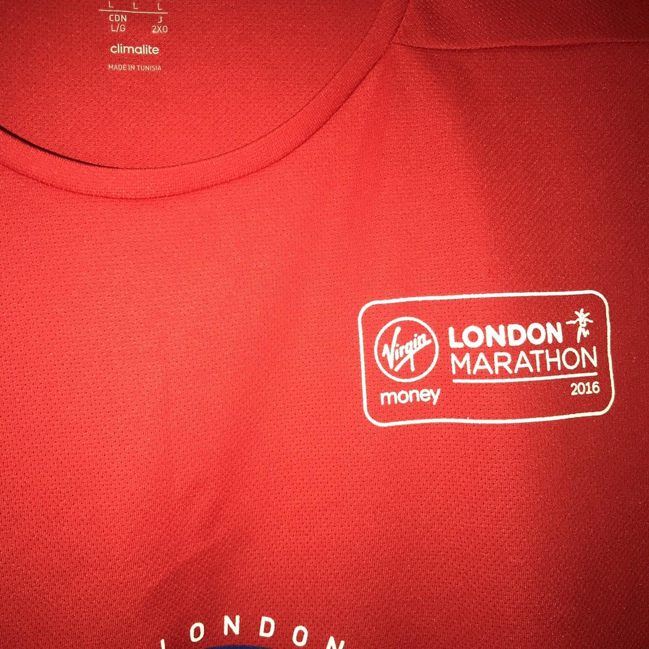 Adidas london marathon 2016 t shirt Large - Depop