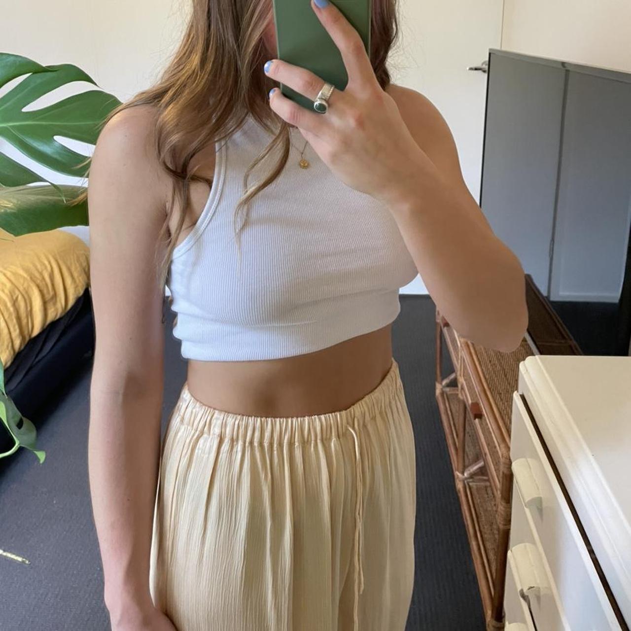 Zulu and Zephry gold wide leg pants / so beautiful... - Depop