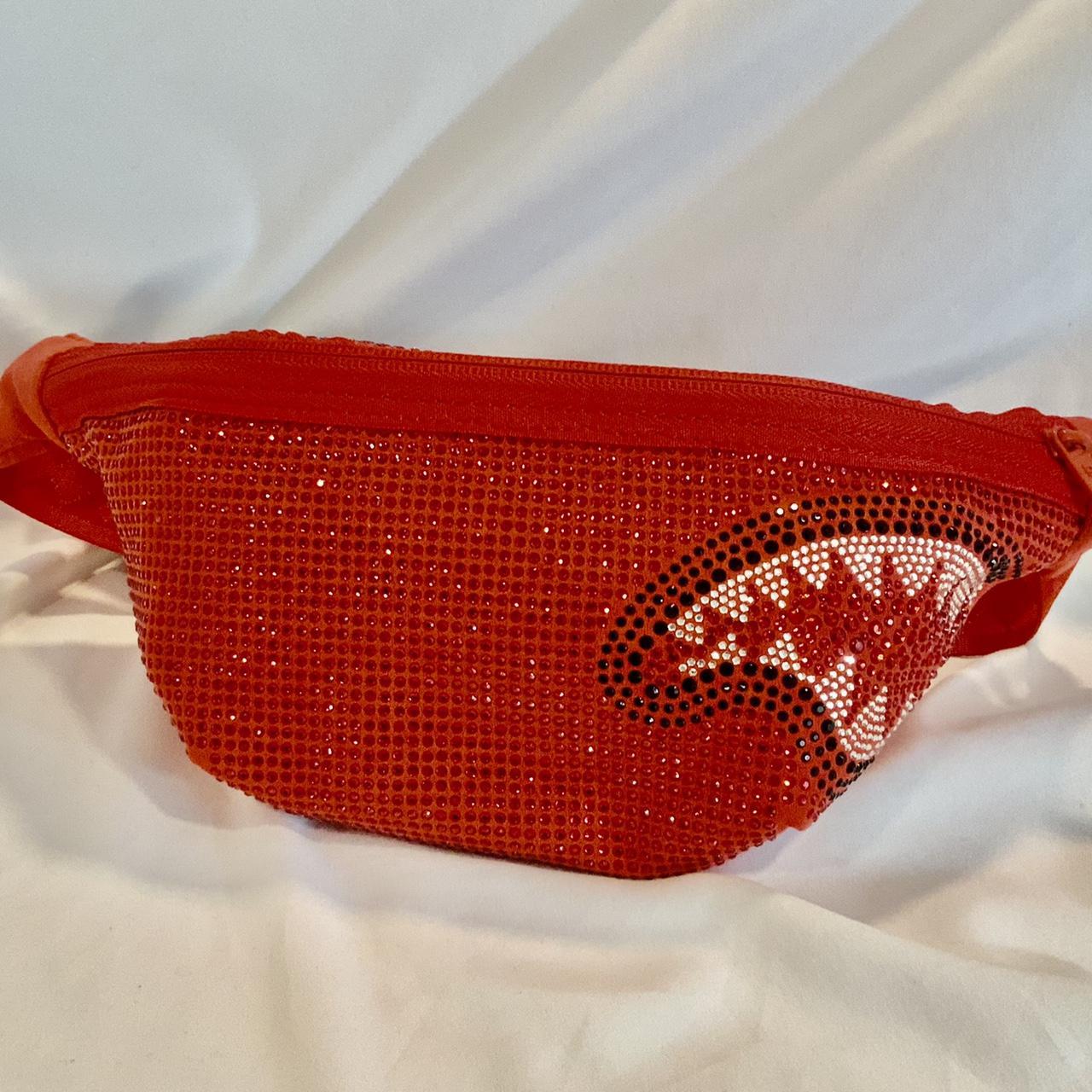 Sprayground Red Faux Crystal TRINITY BLING ... - Depop