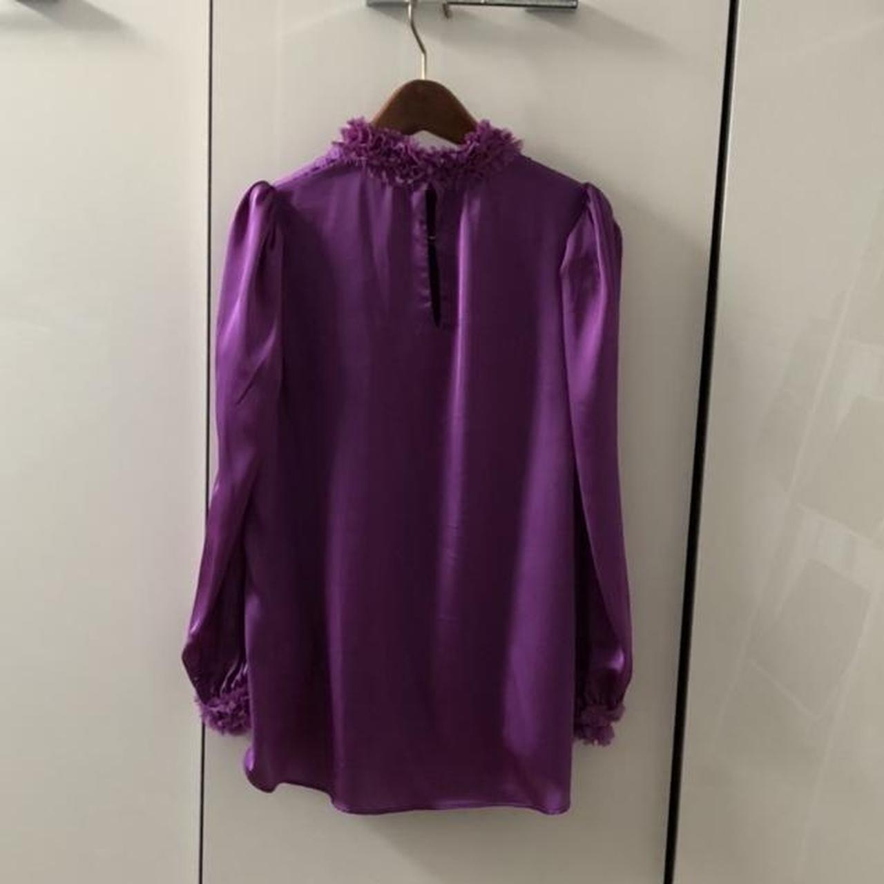 Zara pink ruffle Top Blouse - Worn once for 2... - Depop