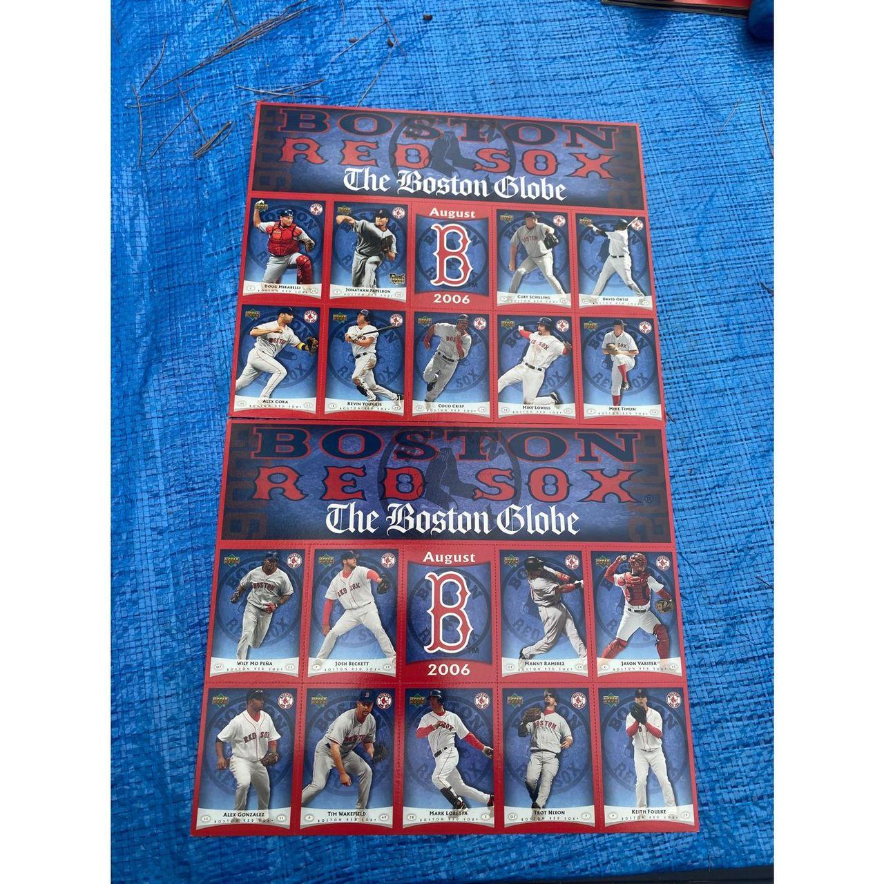 2006 Boston Red Sox Boston Globe Upper Deck Set of 2... - Depop