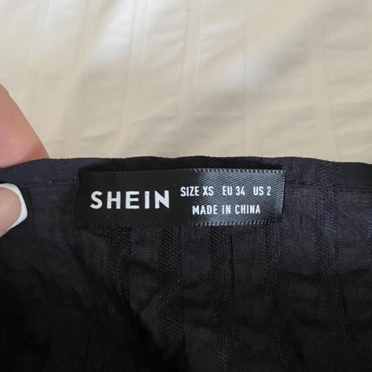 Shein black dress! Never worn but needs to be ironed... - Depop