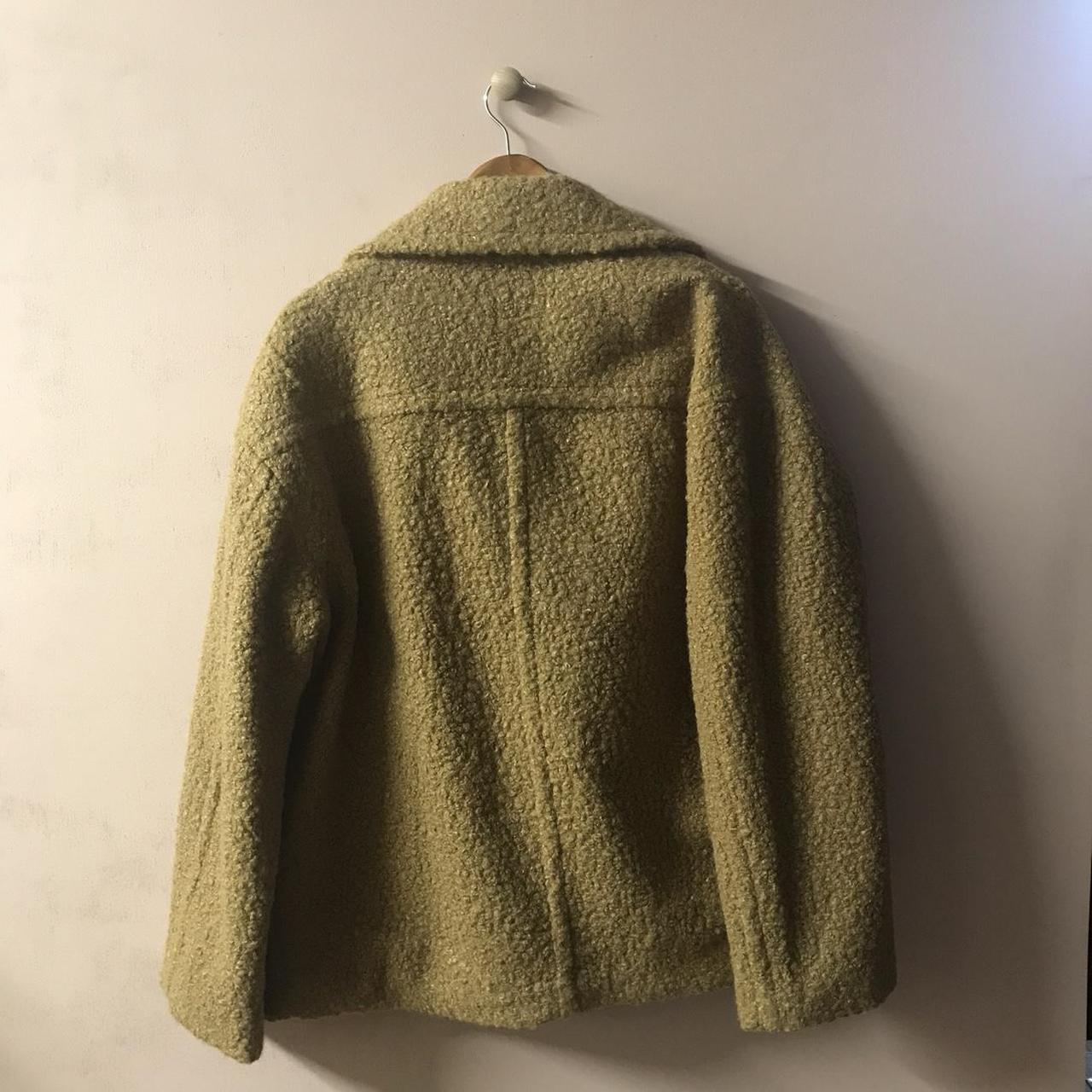 MONKI Light Brown Boucle Jacket Coat NWT. Never... - Depop