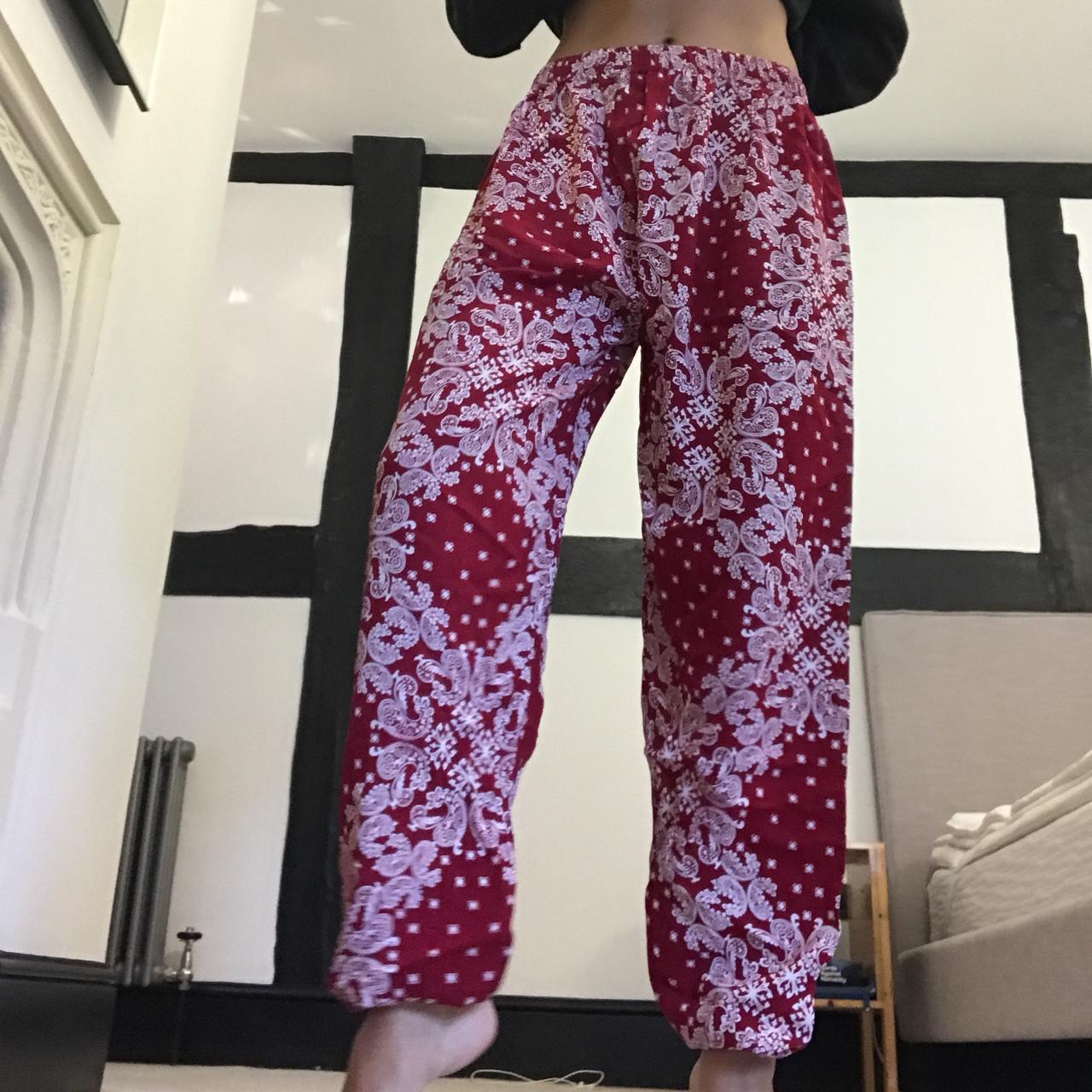 Hand made trousers Aztec gap year style. Pinched