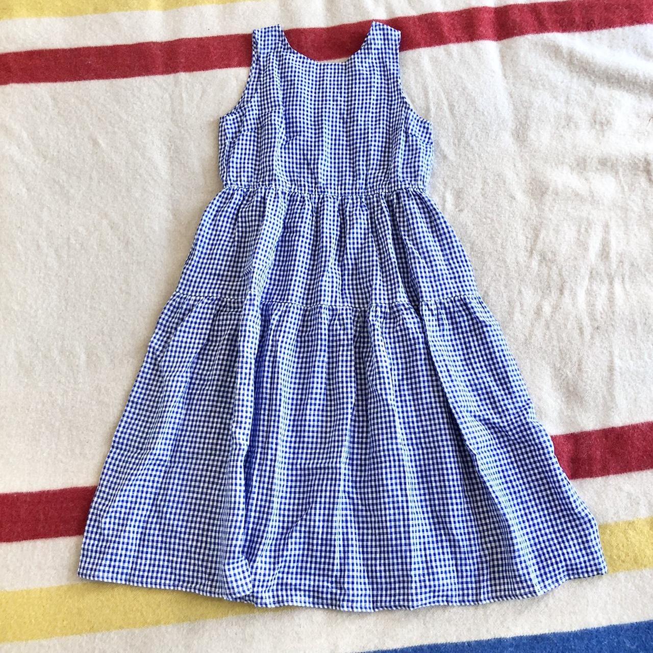 HEJ JEJ 100% linen BFF dress in blue gingham! This... - Depop