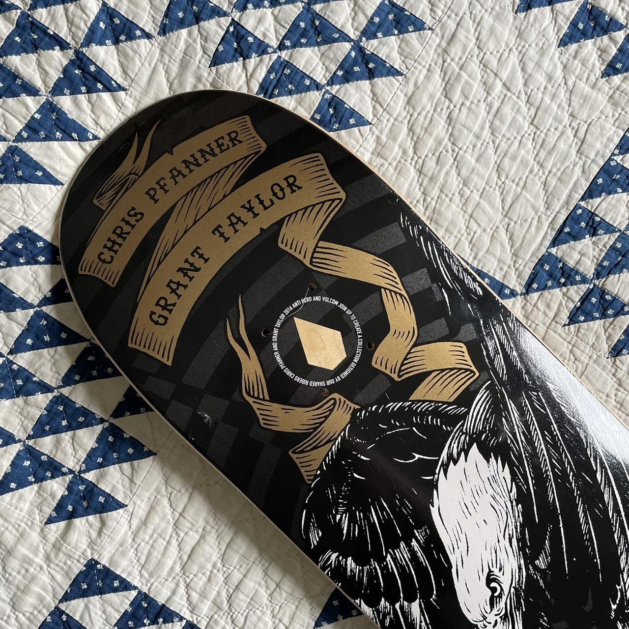 Volcom Black and Gold Skates-skateboards-scooters | Depop