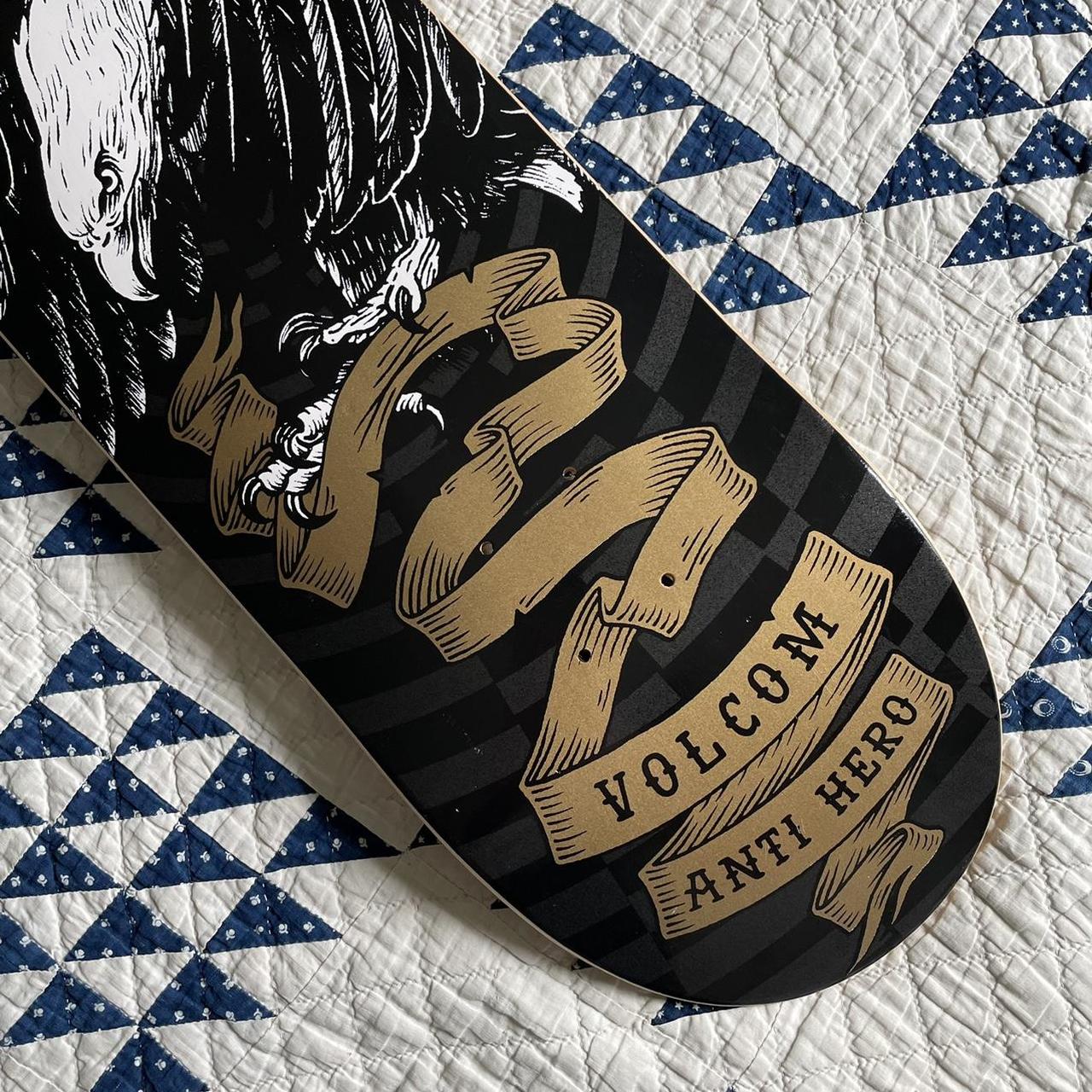 Volcom Black and Gold Skates-skateboards-scooters | Depop