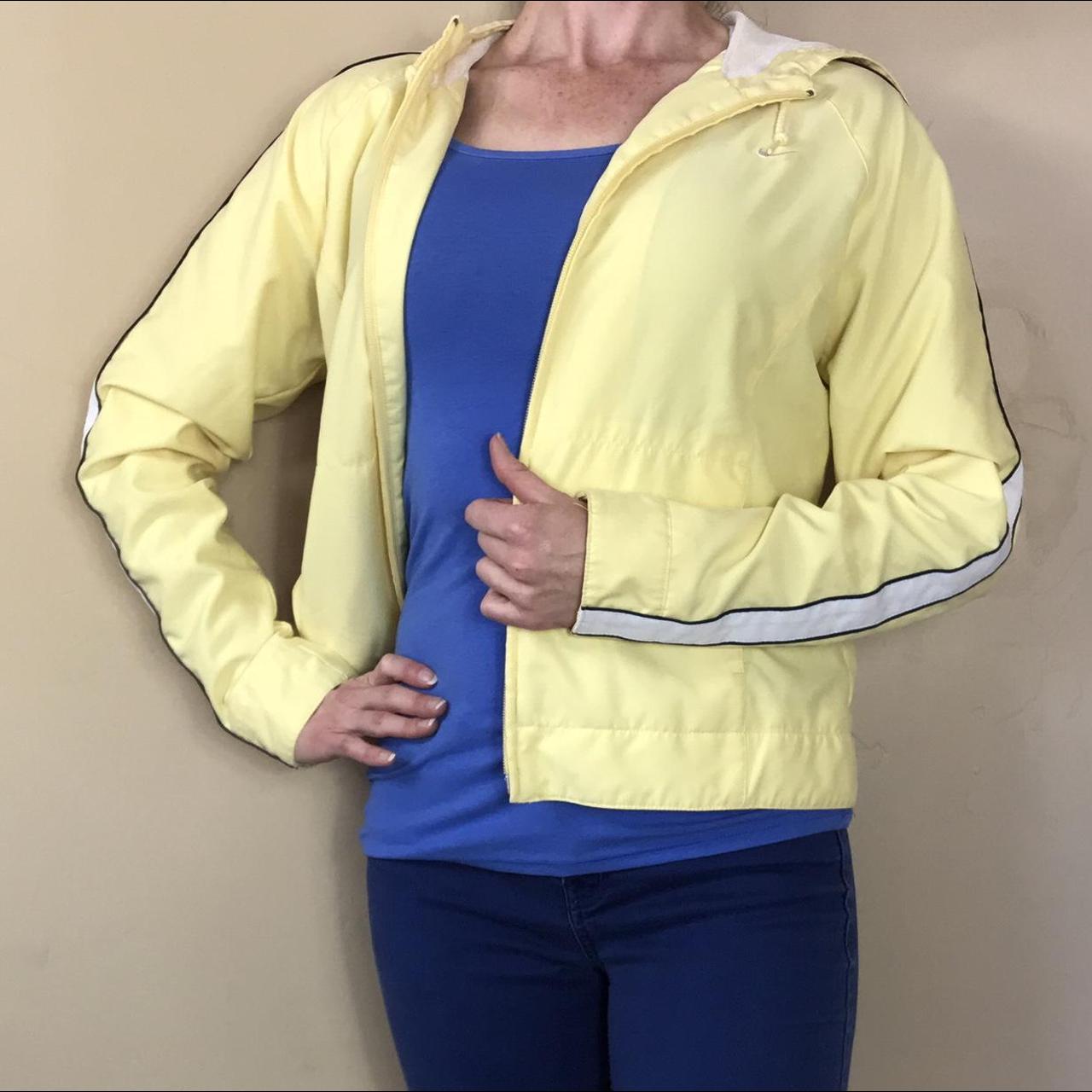 Vintage Nike Jacket Yellow, running jacket, wind... - Depop
