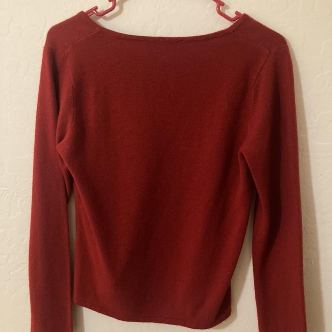 Cozy Red sweater ️🌹 -size S but could probably fit M... - Depop