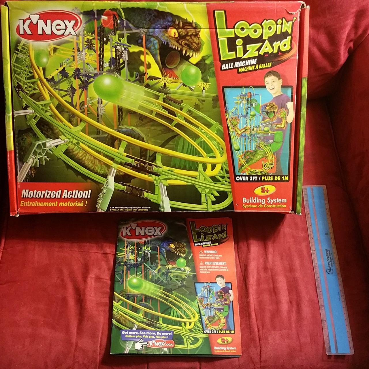 KNex Loopin Lizard ball machine (9+) - Original box,... - Depop